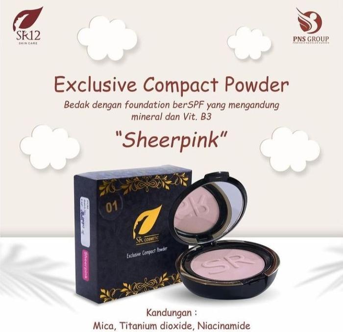 Jual SR12 Exclusive Compact Powder Sheerpink Bedak Padat BPOM Sheer Pink - Kota Bogor - kanzinas ...