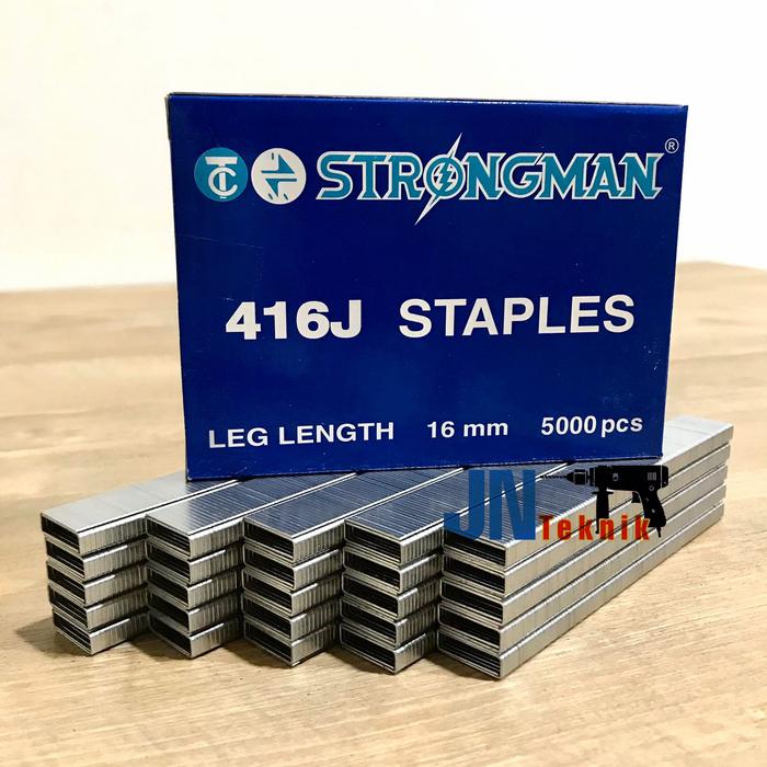 Jual ISI PAKU TEMBAK 416J STRONGMAN / ISI STAPLES TEMBAK U 416J ...