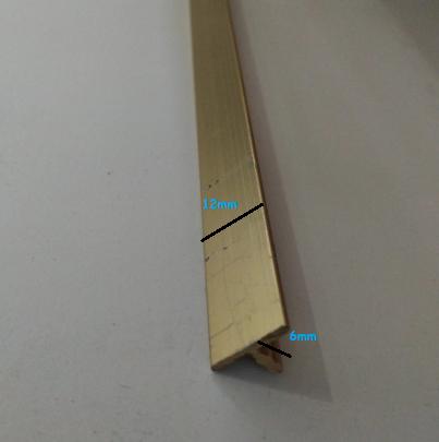 Jual LIST T ALUMUNIUM 12MM GOLD - Kota Tangerang - HARAPAN INDAH ...