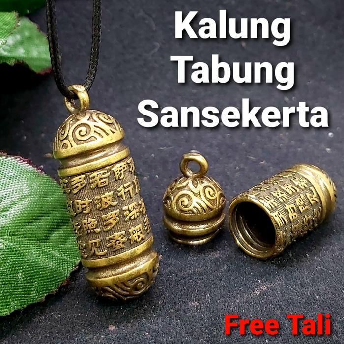 Jual LIONTIN Sembahyang Kalung Holo Emas Botol Tabung Titanium BESAR ...