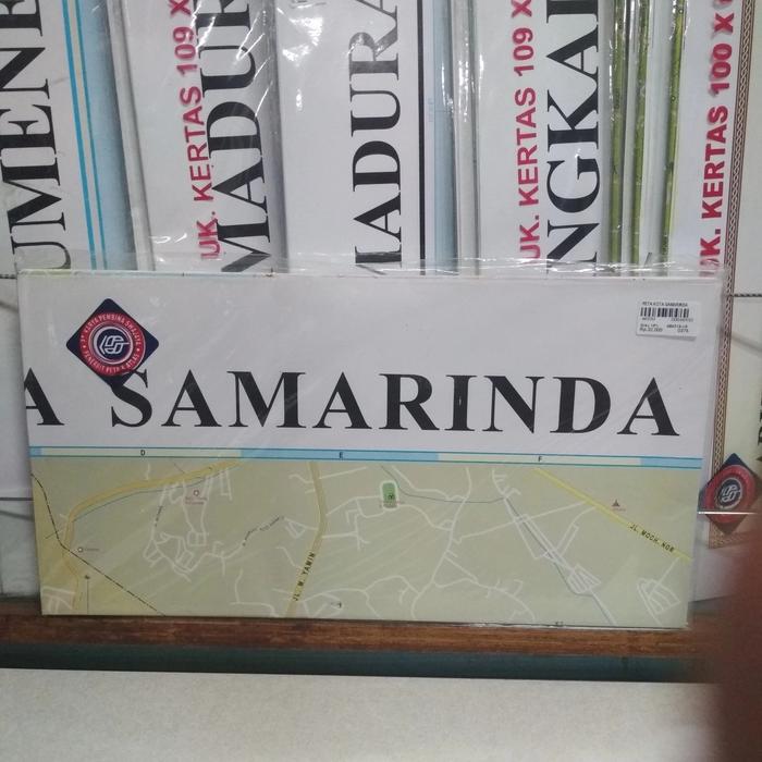 Jual Peta Kota Samarinda 109x79 - Kota Surabaya - Fanita Store Surabaya ...