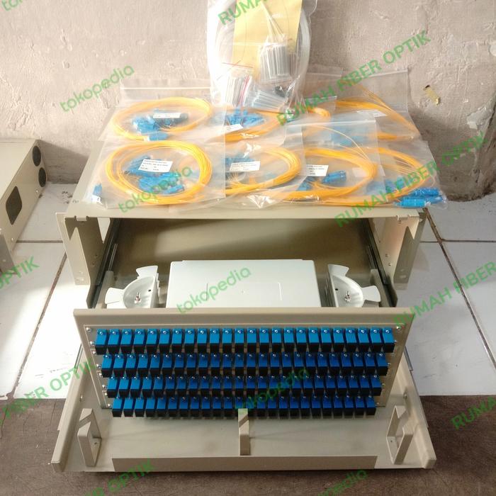 Jual otb 96 core lengkap pigtail SC UPC/Optical Termination Box Fiber Optic - Jakarta Barat ...