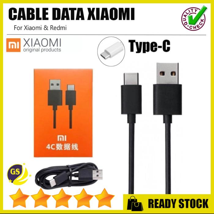 Jual KABEL DATA XIAOMI REDMI TYPE C ORIGINAL CABLE TIPE C - Jakarta ...