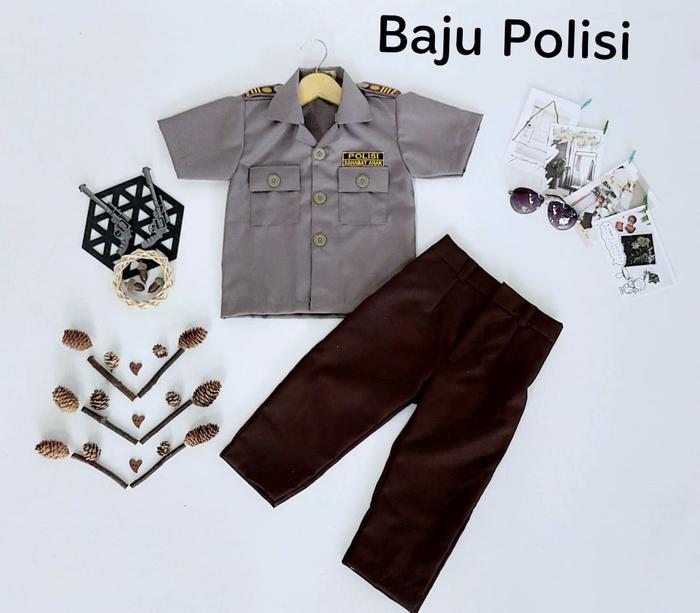 Jual KOSTUM POLISI BAYI DAN ANAK / BAJU POLISI / SERAGAM POLISI - 7 ...