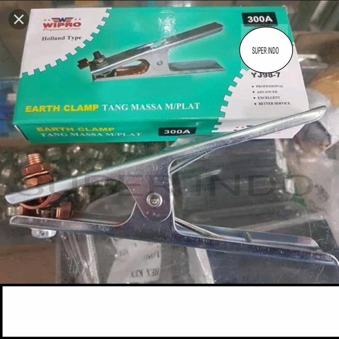 Jual EARTH GROUND CLAMP - TANG MASSA MASA LAS 300A WIPRO jepit ...