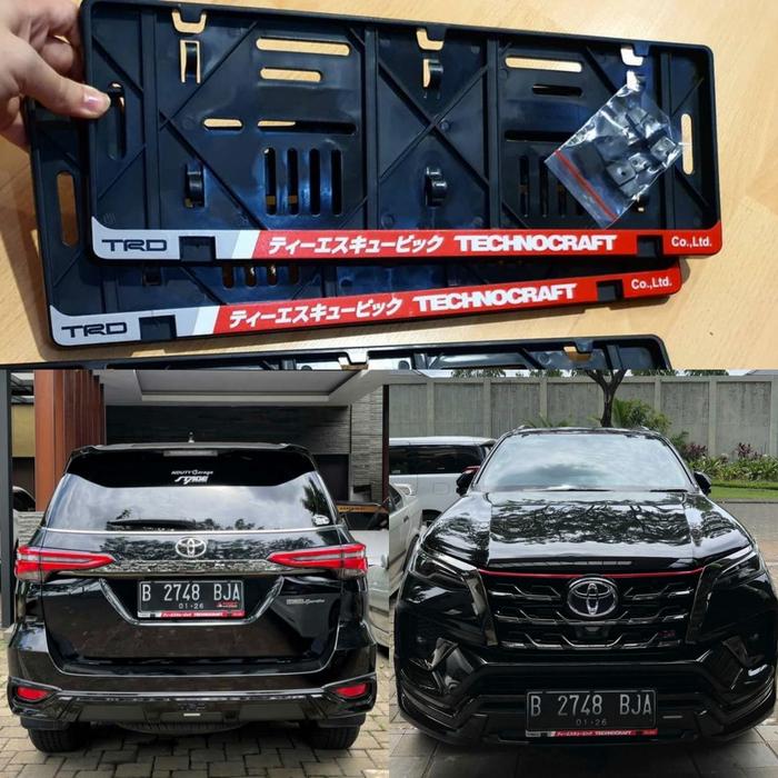 Jual frame plat toyota TRD TECHNOCRAFT - Kab. Tangerang - skyrev online ...