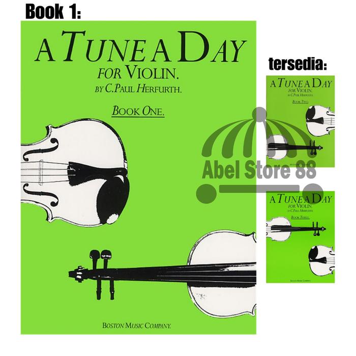 Jual A Tune A Day For Violin Book One/two/three Buku Latihan Biola Di ...