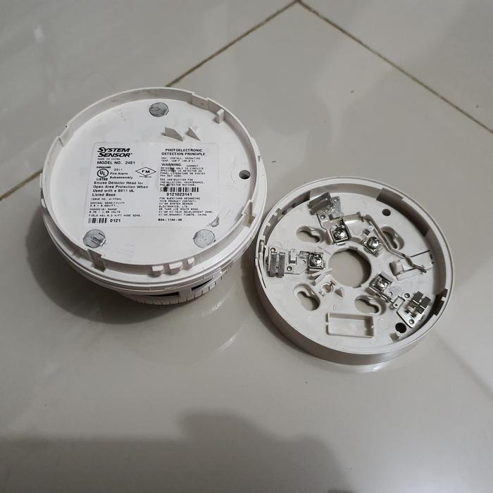 Jual System Sensor 2451 Photoelectric Smoke Detector B401 Base 4 ...