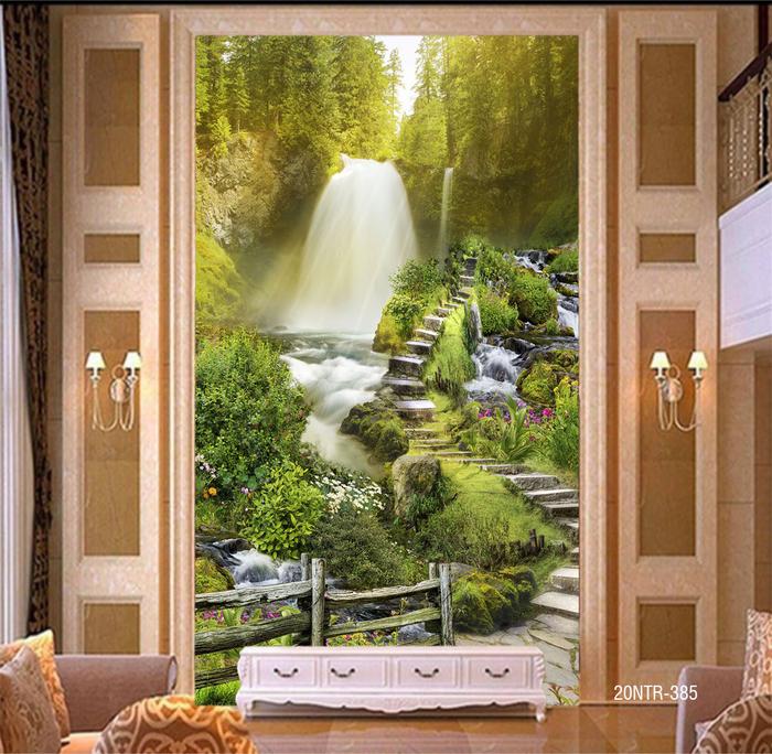 Promo Wallpaper Custom Photowall Background Motif Alam Air Terjun ...