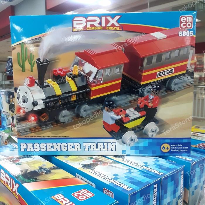 Jual Emco Brix Passenger Train Lego - Kota Depok - ToraStorre | Tokopedia