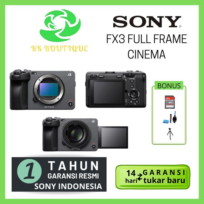 Promo SONY FX3 Full Frame Cinema Line Body Only Garansi Resmi - Jakarta ...