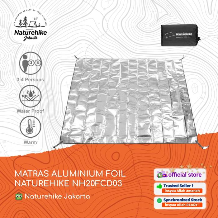 Jual MATRAS ALUMINIUM FOIL NATUREHIKE NH20FCD03 ALAS TIKAR PIKNIK ...
