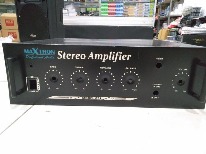 Jual BOX POWER AMPLIFIER MAXTRON M 651 box power ampli model MAXTRON ...