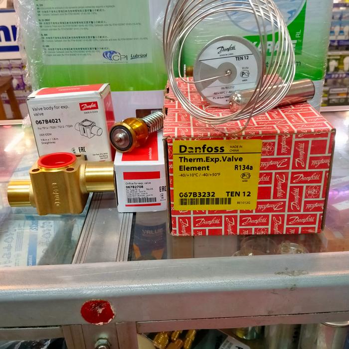 Jual Expansion valve TEN 12 R134a Danfoss +Body Orifice No.05 PN ...
