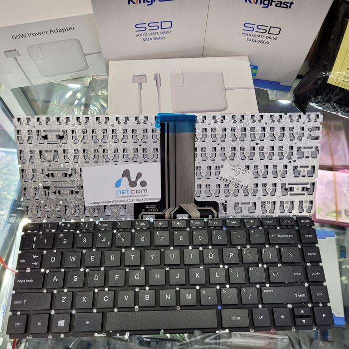 Jual keyboard laptop hp 14-bw 14-BS 14-BW TPN Q186 Q187 240 G6 BLACK ...