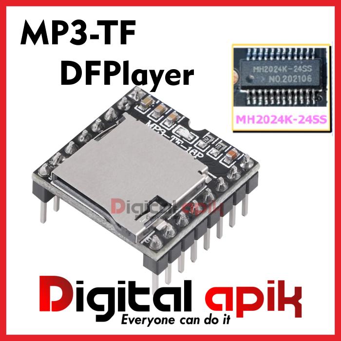 Jual DFPLAYER Mini MP3-TF-16P Audio Module DF Player MP3 Arduino ...