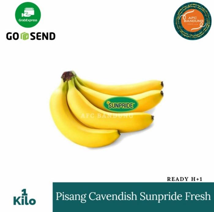 Jual Buah Pisang Sunpride Cavendish 1kg Buah Pisang Cavendish Sunpride ...