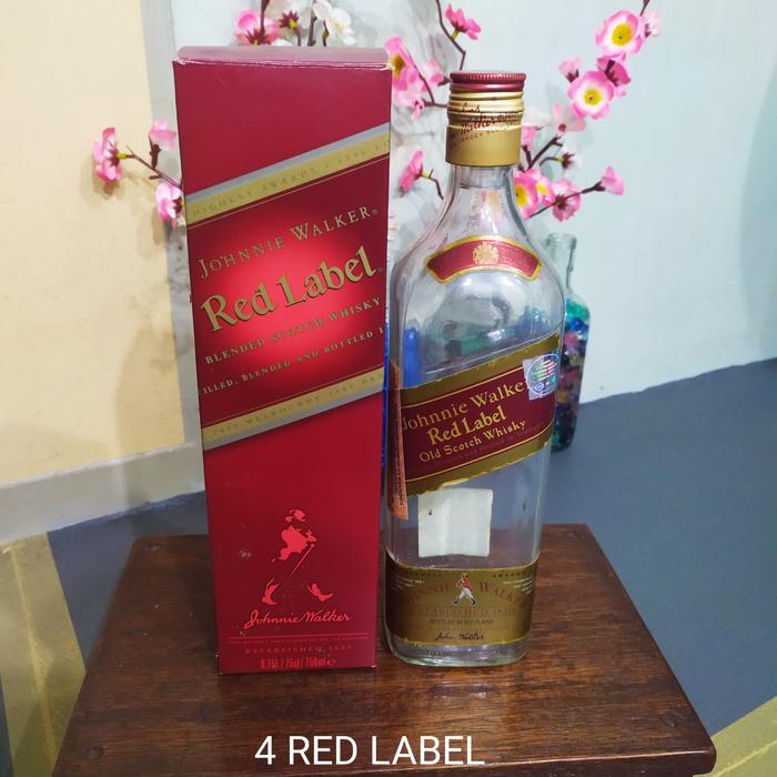 Jual 4 Botol bekas miras Red Label - Kota Balikpapan - Garasiserabutan ...