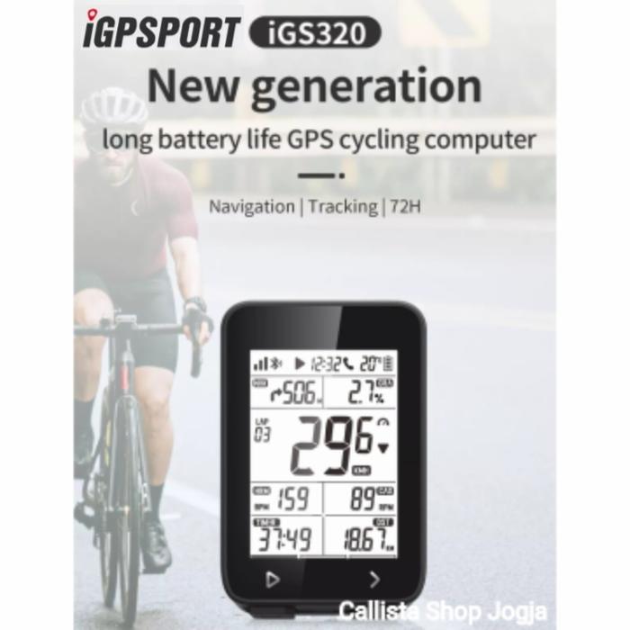 Jual GPS Sepeda Cyclo Computer iGPSport IGS320 - Belum Termasuk Sensor ...