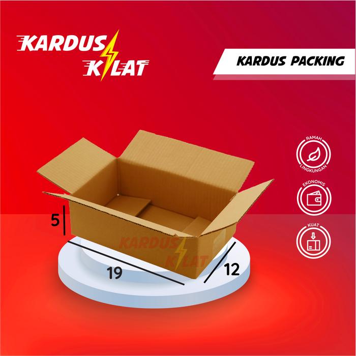 Promo Kardus Packing 19x12x5 - Karton Box Packaging Dus Kardus Kecil ...