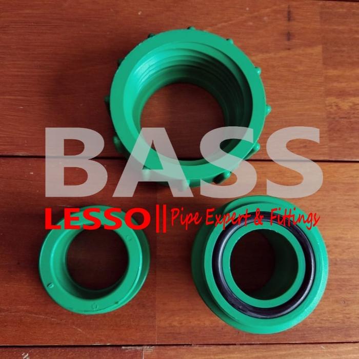Jual Watermur Sock PPR 20mm 1/2" Inch Fitting Union Sambungan Pipa PPR ...