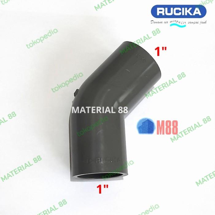 Jual Keni 45 derajat 1 inch RUCIKA AW Elbow Knee Pipa PVC - Kab. Bogor ...