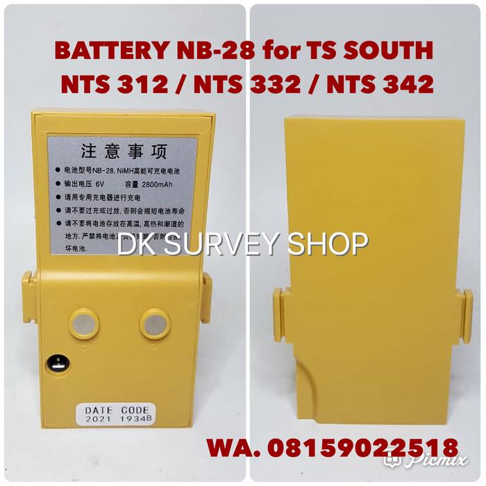 Jual BATERAI NB-28 BATTERY NB28 NB 28 utk TOTAL STATION SOUTH NTS 312 ...