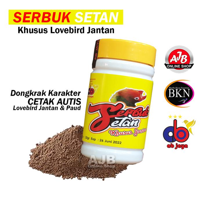 Jual SERBUK SETAN KHUSUS BURUNG LOVEBIRD JANTAN DAN PAUD - Kab ...