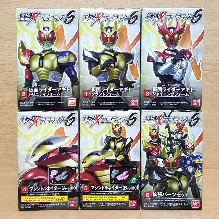 Promo SHODO-X Kamen Rider 6 [6/SET] Masked Rider Agito Ground Storm ...