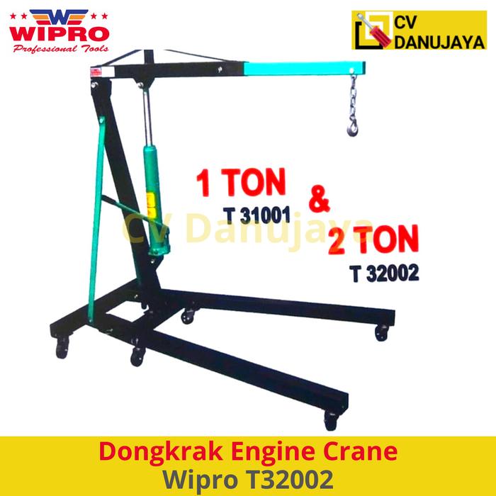 Jual Lifting Mesin Mobil Dongkrak Engine Crane 2 Ton Wipro T32002 - Kota Surabaya - CV Danujaya ...