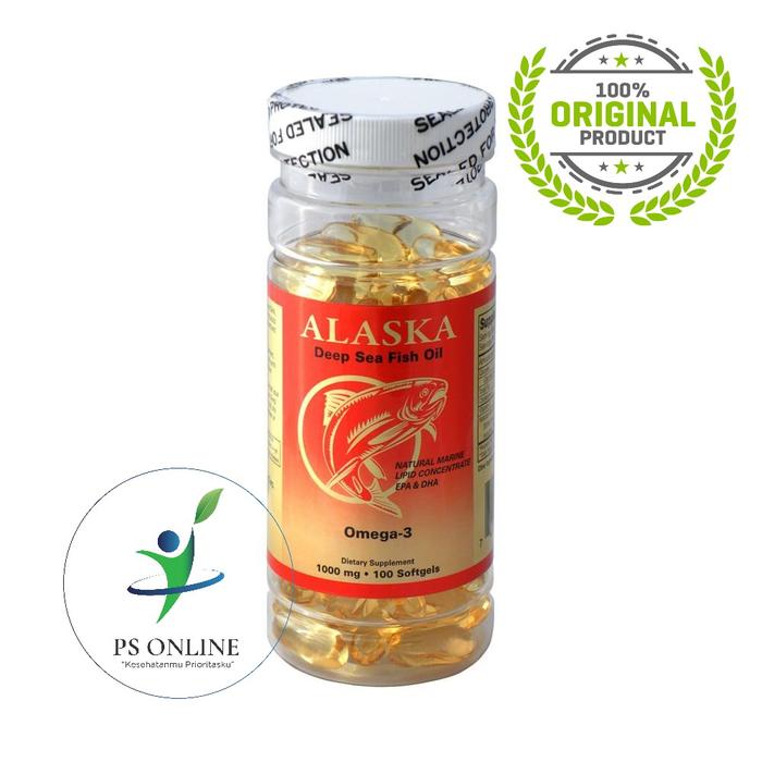Jual Alaska Deep Sea Fish Oil (100 Softgels/ 1,000mg) - Kab. Tangerang ...
