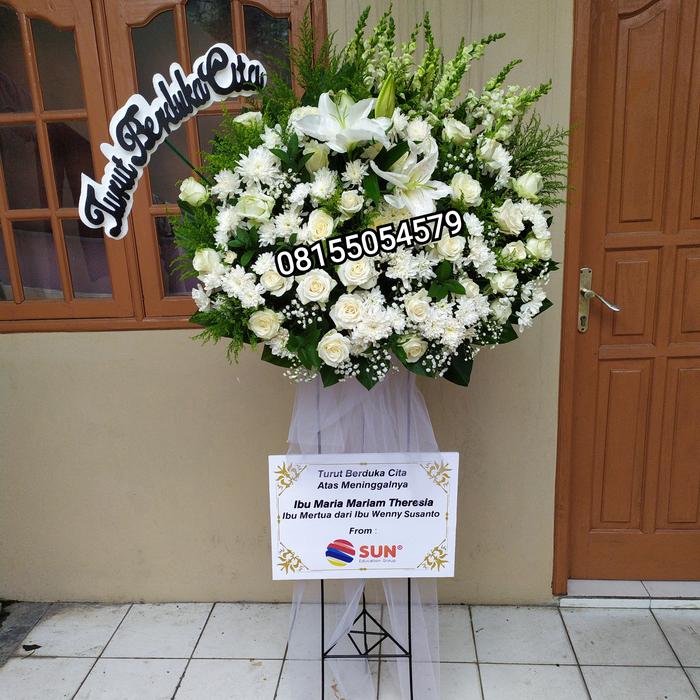 Jual standing flower duka cita grand heaven, bunga duka cita jakarta ...