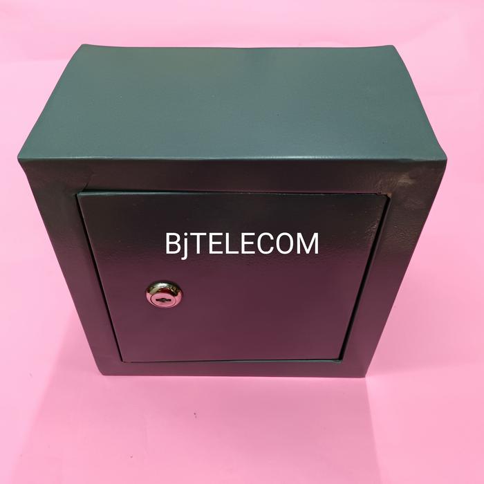 Jual box mdf telepon 10-50pair/ box plat besi 20x20x12cm/ box PABX ...