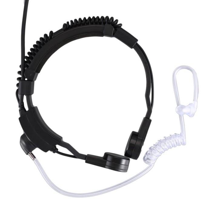 Jual U94 PTT Tactical Throat Mic Earpiece Leher HT Cina Military ...