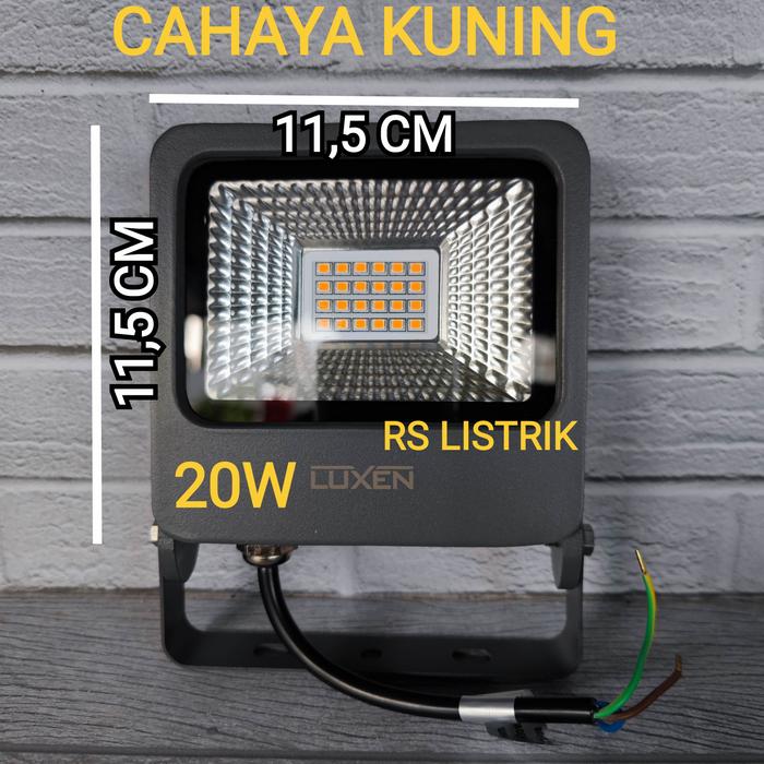 Jual LUXEN LAMPU SOROT LED FLOODLIGHT 20W 20 WATT BAGUS ORIGINAL ...