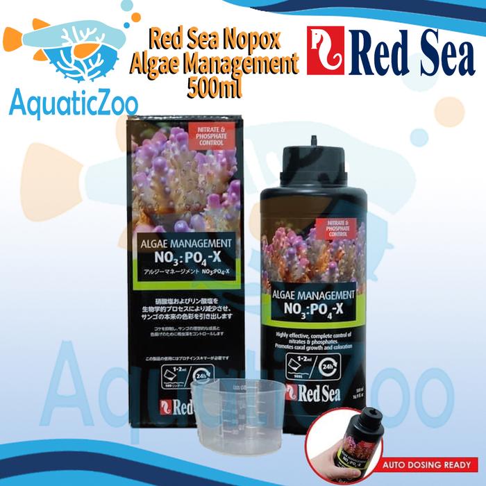 Jual Red Sea NO3:PO4-X NOPOX 500ml Algae Management Marine Reef Tank ...