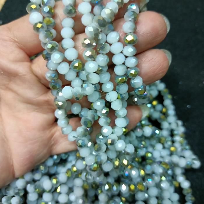 Jual Crystal ceko model bakpau warna doff 2 warna metalik7 - biru mix ...