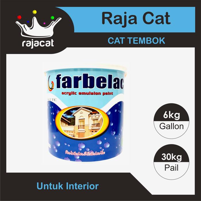 Jual Cat Tembok Interior FARBELAC 30KG - Jakarta Timur - Raja Cat ...