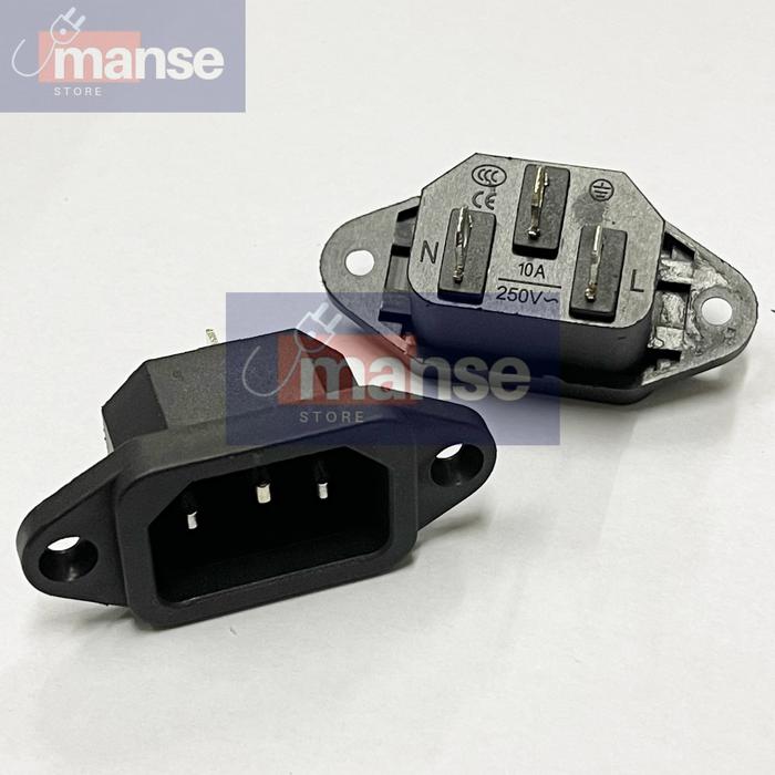 Jual Konektor C14 Sasis / Jack AC Komputer C14 Sasis - Jakarta Barat ...