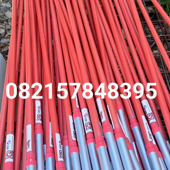 Jual buggy whip / tiang bendera ukuran 4 meter - Putih, 4 meter - Kota ...