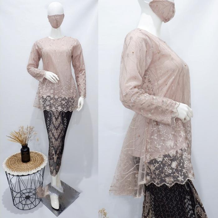 Jual (Free Hijab) Kebaya Modern - Set Kebaya Wisuda - Dress Kebaya ...
