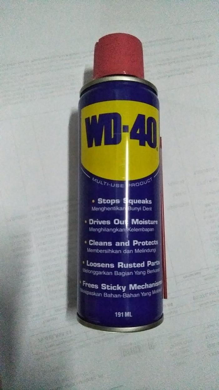 Jual WD40 191ml Cairan Pelumas Anti Karat Semprot 191 ml WD 40 - Kota ...