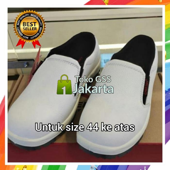 Jual Sepatu Safety Cheetah 7001 Putih (indent) Safety Shoes Lab no 44 ...