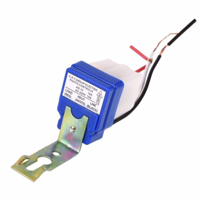 Jual Photocell fotosel Photo foto Cell 6A 6 ampere Sensor Cahaya Lampu ...