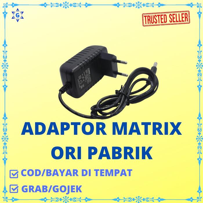Jual ADAPTOR PARABOLA MATRIX 12V/1A UNTUK RECEIVER KVISION/NEX ...