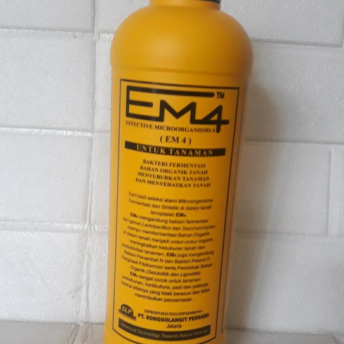 Jual em4 pertanian 1000 ml starter bakteri pengurai untuk kompos dan ...