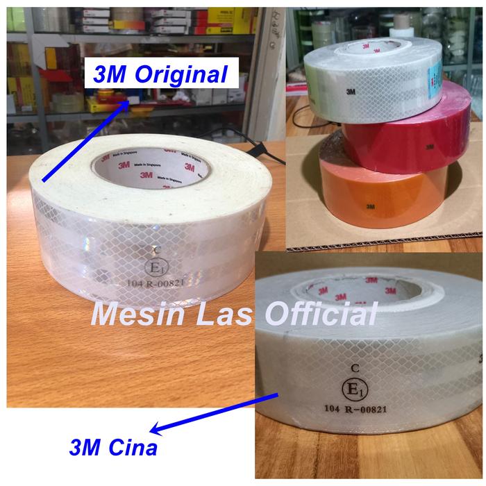 Jual Stiker Reflektor 3M Original Pemantul Cahaya Uji Kir Dishub ...