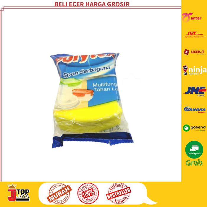 Jual Spon/Sponge cuci piring serbaguna POLYTEX Kuning - Jakarta Pusat ...