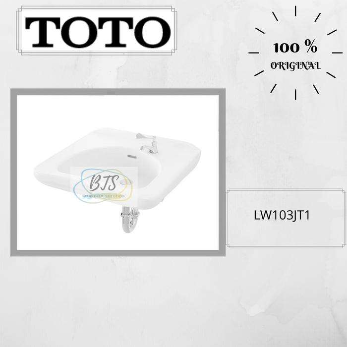 Jual Wastafel tembok TOTO LW103JT1/LW 103 JT1/LW 103JT1/LW103 JT1 BODY ...