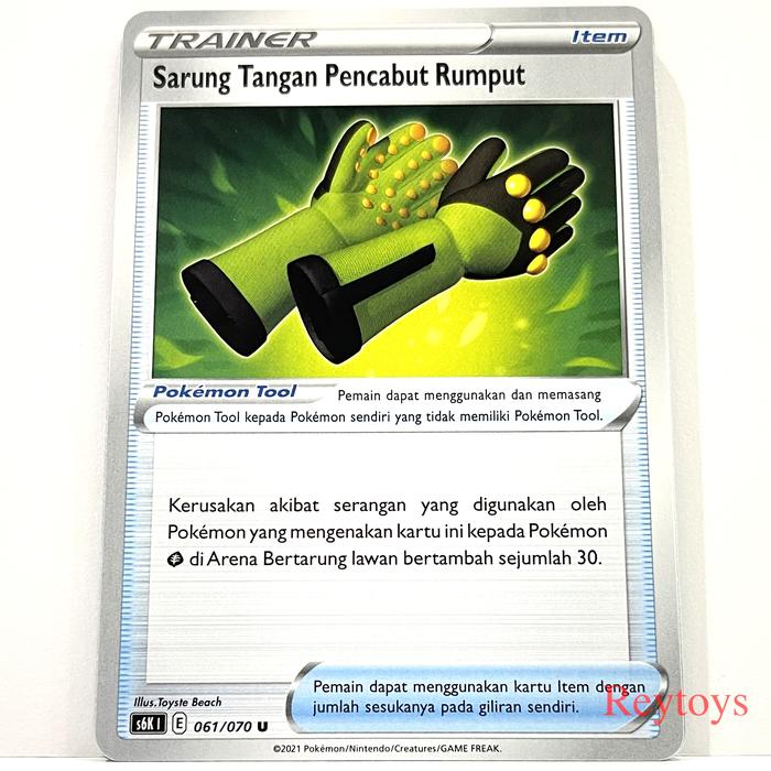Jual Pokemon Indonesia 061 Sarung Tangan Pencabut Rumput - S6K ...